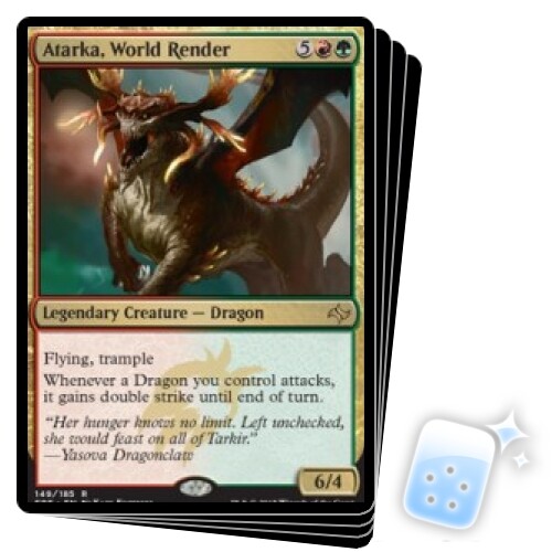 ATARKA, WORLD RENDER X4 Fate Reforged FRF Magic MTG MINT CARD | eBay