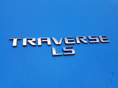 09 10 11 12 13 14 15 16 17 CHEVROLET TRAVERSE LS REAR EMBLEM BADGE SET ...
