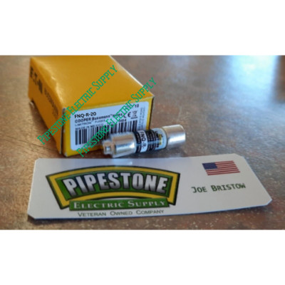 FNQ-R-20 Bussman FNQR-20 (Box 10) 600Vac (ATQR-20 KLDR-20) Kentucky ...