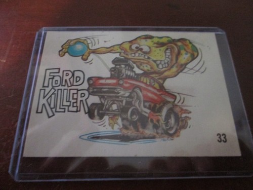 1969 Odd Rods Vintage Bubble Gum Trading Card #33 - NM | eBay