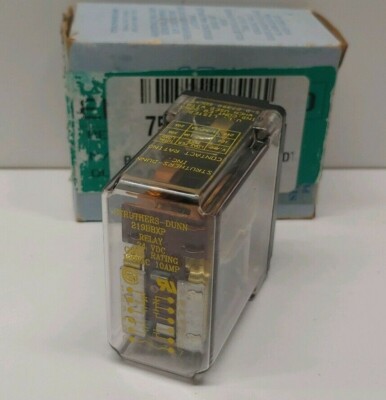 NEW OLD STOCK! STRUTHERS DUNN 24V 10A 120V DPDT RELAY 219BBXP | eBay