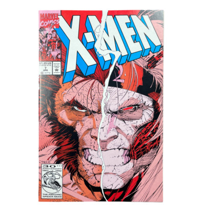 X-MEN #7 (MARVEL COMICS 1992) Vintage Jim Lee Wolverine Omega Red ...