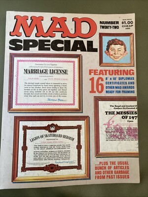 Mad Magazine Special Number Twenty-Two 22, 1977 | eBay
