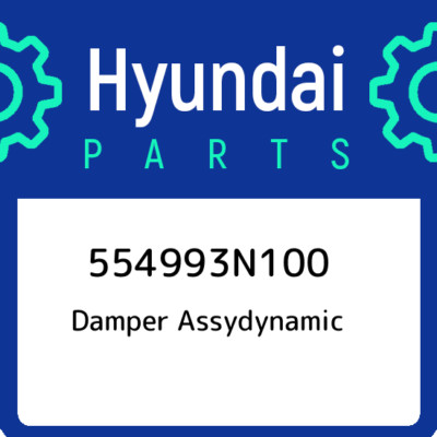 554993N100 Hyundai Damper assydynamic 554993N100, New Genuine OEM Part ...