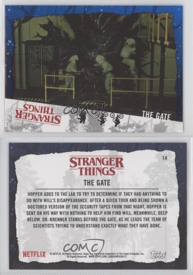 2019 Topps Stranger Things Welcome To The Upside Down The Gate #14 2o7 | eBay