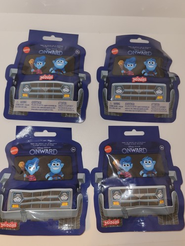LOT of 4 Disney Pixar ONWARD Movie Mystery Mini Figure Toy Packs SEALED ...