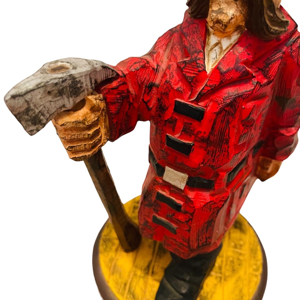 David Frykman The Firefighter Fireman Chief Carrying Axe Figure 1998 ...