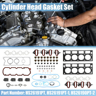 HS26190PT-2 Engine Cylinder Head Gasket Set CS9284 for Cadillac ...