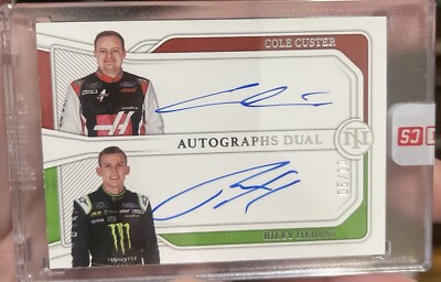 2023 National Treasures - Dual Autographs #DA-SHR Cole Custer, Riley ...