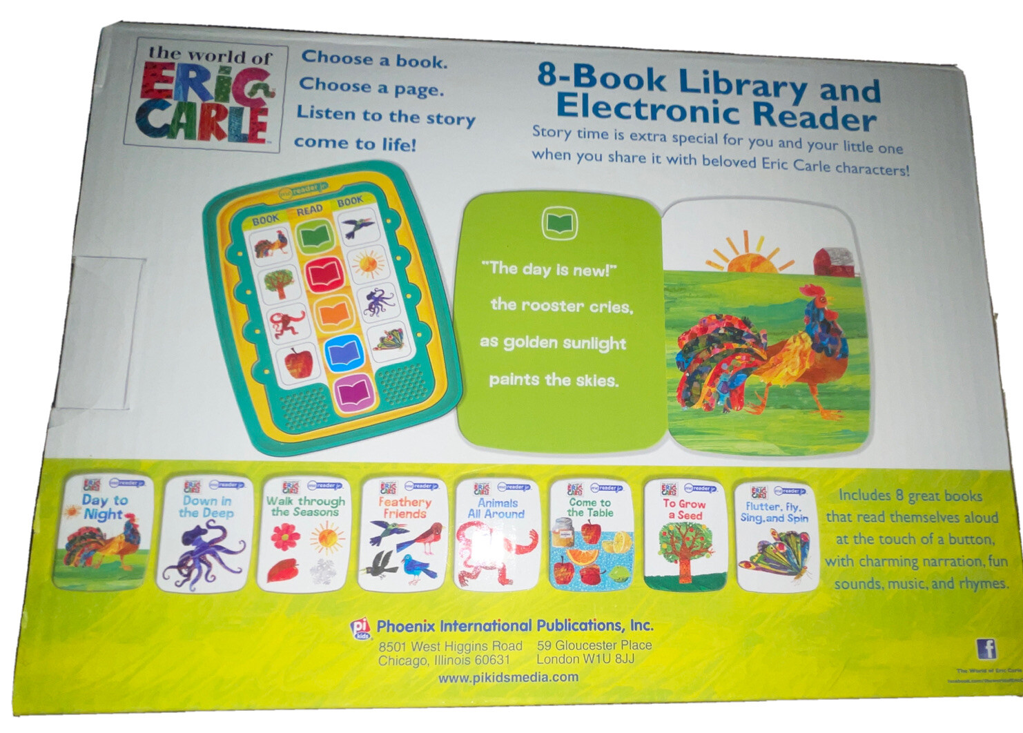 World of Eric Carle: Me Reader Jr 8-Book Library and Electronic Reader ...