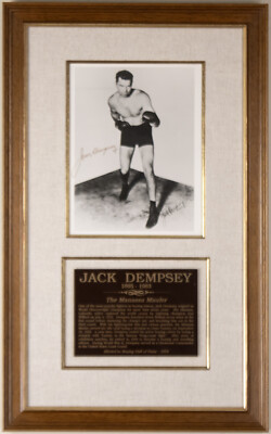 JACK DEMPSEY - AUTOGRAPHED SIGNED PHOTOGRAPH | eBay