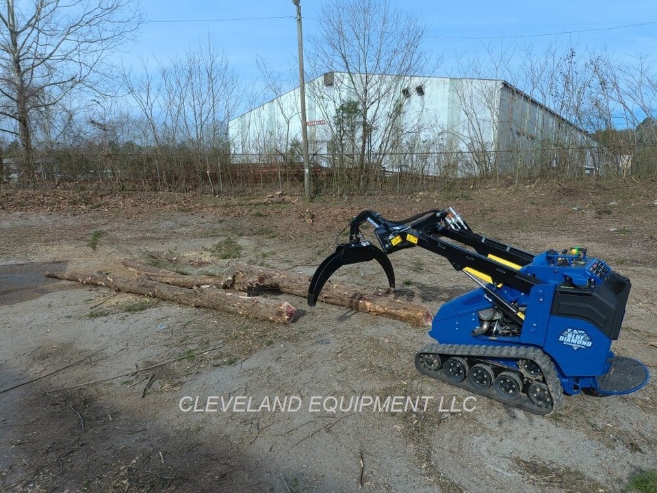 NEW BLUE DIAMOND MINI LOG GRAPPLE ATTACHMENT - Mini Skid Steer branch ...