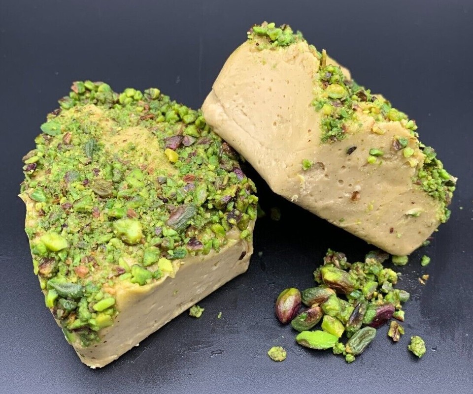 HALVAH Vanilla Pistachio Tahini Halva Snack Sesame Candy Nazareth ...