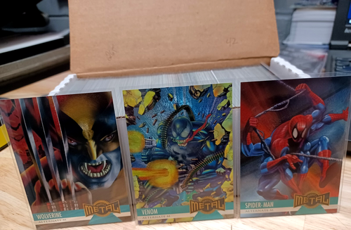 1995 Marvel Fleer Metal - 138 Card Complete Base Set - Near Mint | eBay