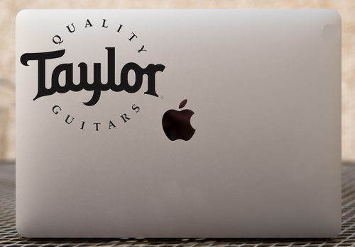 Taylor Guitars Logo Decal- Guitar Sticker- Music Decal- Vinyl Decal ...