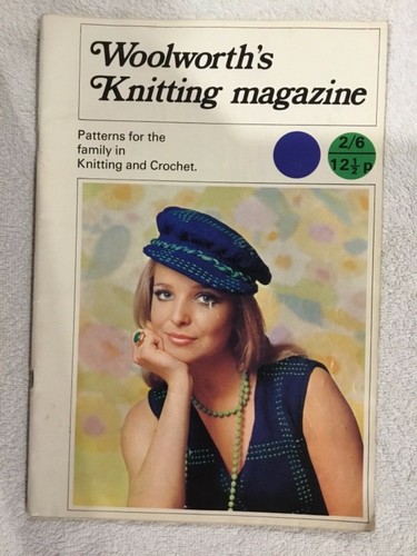 Vintage Knitting Pattern Woolworths Knitting Magazine 1970 Knitting and ...