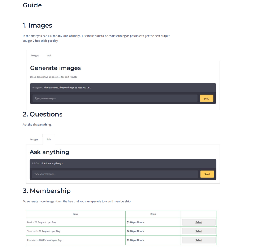 Chat GPT AI Bot Generator w/ Membership Subscription Website For Sale ...