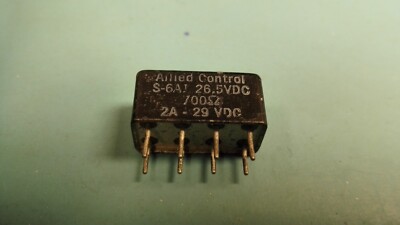 S-6A1 RELAY ALLIED CONTROL 26.5VDC 700OHM 2A- 29VDC | eBay