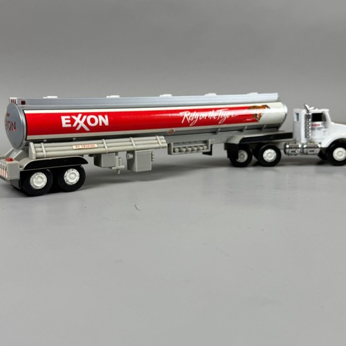 Vintage Exxon Tanker Truck Diecast Fuel Hauler Model Truck Toy ...