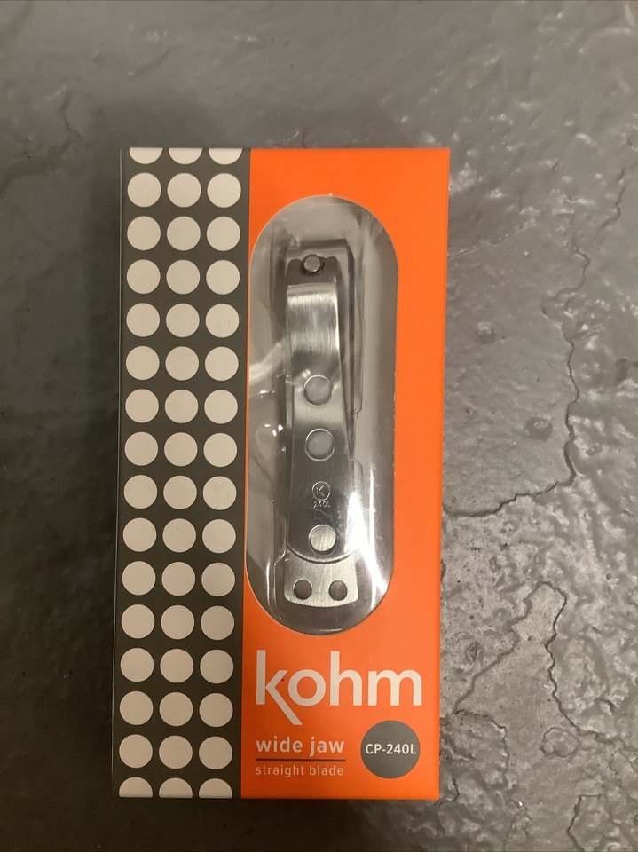 Wide Jaw Nail Clipper Manicure Pedicure Ingrown Nail Cutter Kohm CP ...