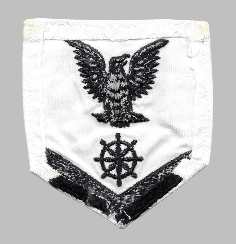 Navy Rate QM3 Quartermaster 3rd Class PO "Folded Under" [QM-W04-006] | eBay