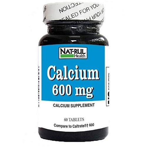 Nat-Rul 600 mg Calcium Tablets 60 Ct (5 Pack) 94604495263| eBay