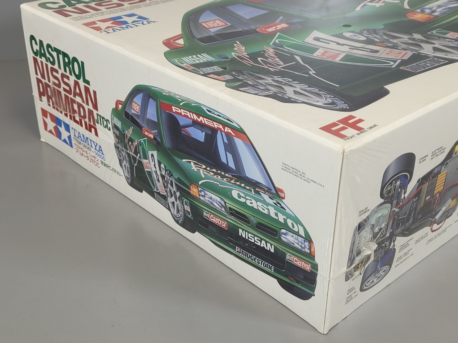 Rare New Seal Tamiya 1/10 RC Nissan Castrol Primera JTCC 58147 FF01 ...