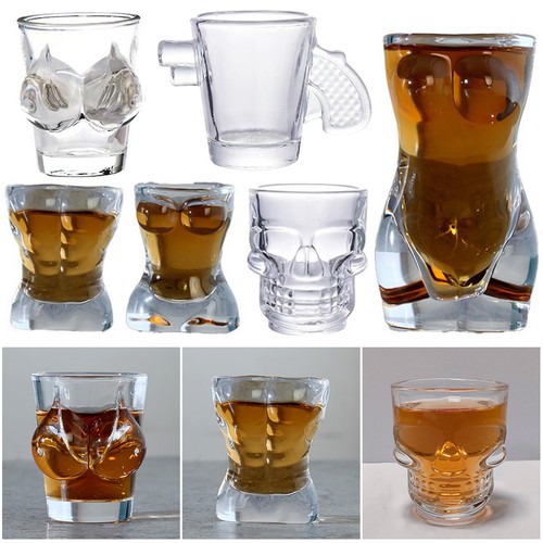 Creative Body Shape Glass Cup Whiskey Glasses Wine Glass Cup Sexy Lady ...
