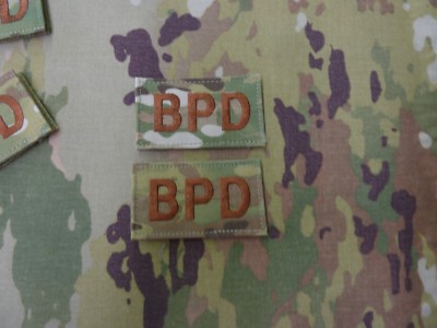 MULTICAM UNIT CALL SIGN PATCH WITH VELCRO® BRAND FASTENER BPD SF CCT ...