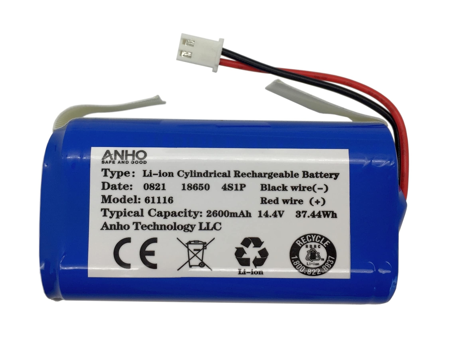 Replacement Shark RVBAT850 Battery for Shark Ion R75, R85, RV850, S87 ...