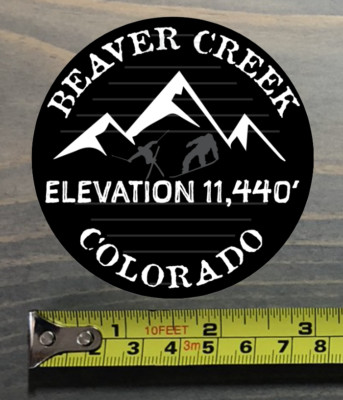 Beaver Creek Sticker Decal Colorado Vail Mountain Ski Snowboard ...