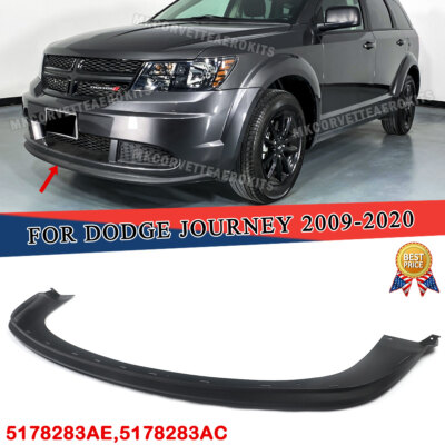 Front Valance For 2009-2020 Dodge Journey Primed Black Lower Extension ...