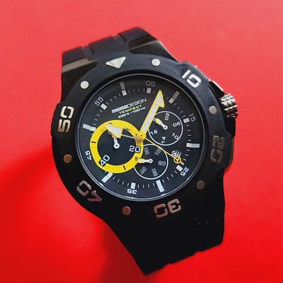 Momo Design Tempest Chronograph Date Full Set Black Case & Band MD-1004 ...