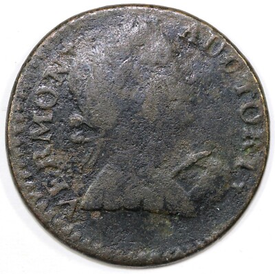 1788 RR-25 Vermont Colonial Copper Coin | eBay