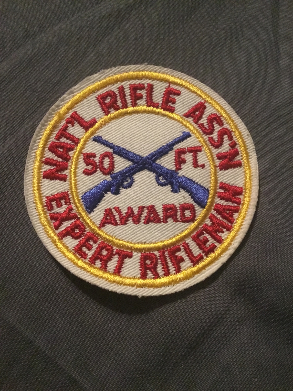 Lot Of 4 NRA patch National Rifle Association firearms guns 50 Ft ...