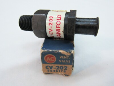 NOS 1962 Chevy Corvette 283 NCRS AC CV-202 PCV Ventilation Valve GM ...