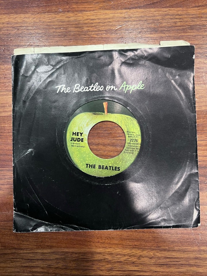 Rare / Beatles on Apple 45 / Hey Jude -Revolution - 1969 Original ...