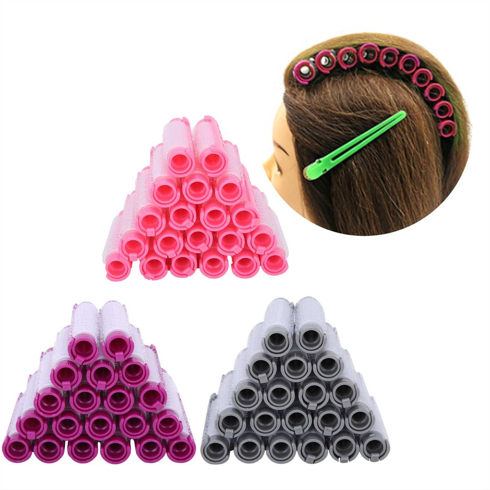 20pcs Hair Perm Rods Fluffy Perming Rod Hair Roller Curler Hairdressing ...