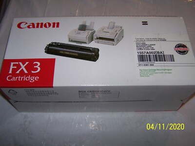NEW GENUINE FX-3 Cartridge For Canon Laser CFX-L3500IF CFX-L4000 FAX ...