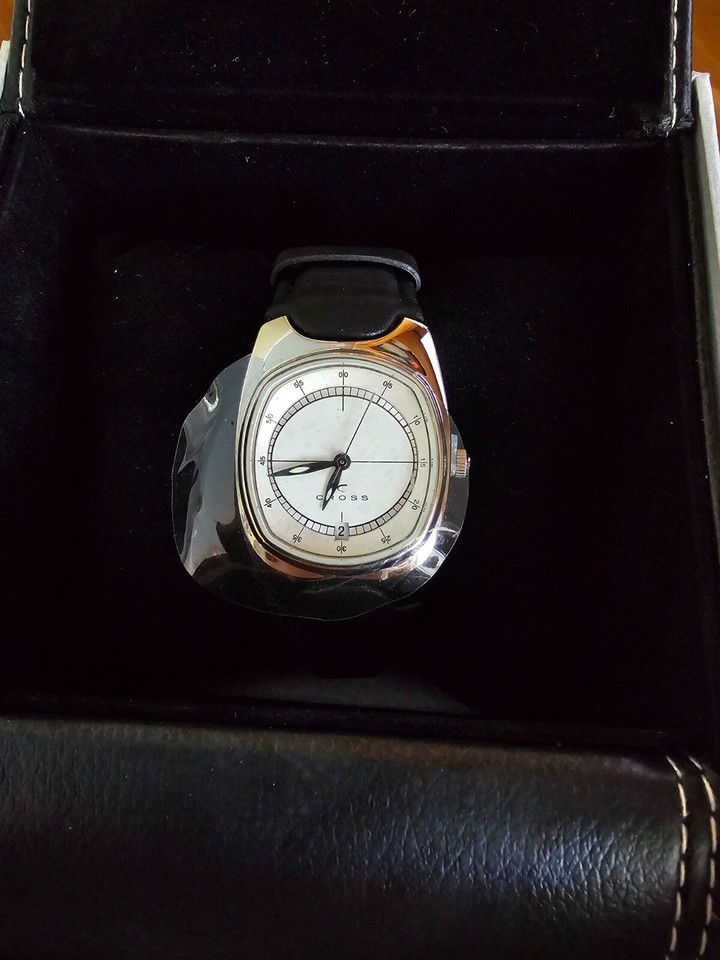 CROSS WUE04 Quartz Analog Unisex Watch With Apache Leather Strap | eBay