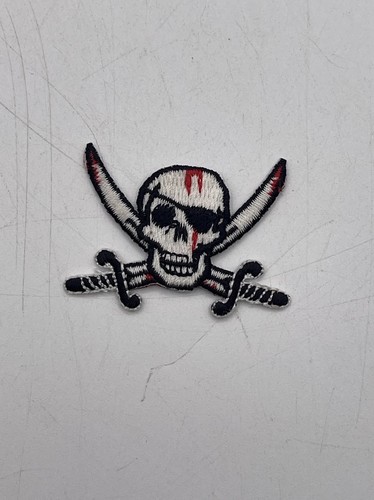 Bloody Skull with Eyepatch and Crossing Swords Patch Pirate 2” Patch NEW | eBay