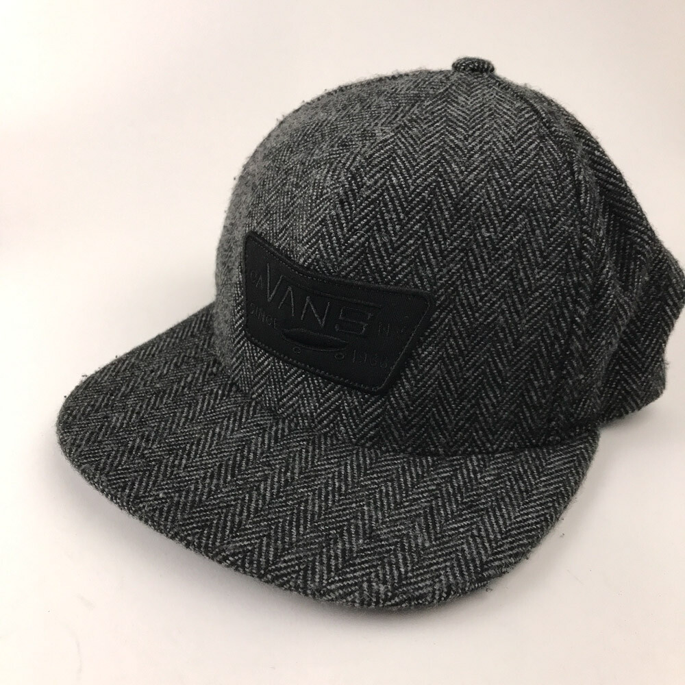 VANS CA NY Since 1966 Patch Herringbone Pattern Snapb… - Gem