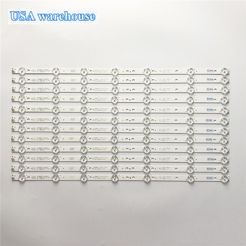 12pcs LED Backlight strips for Toshiba 49L621U K490WDR A1 4708-K49WDR ...
