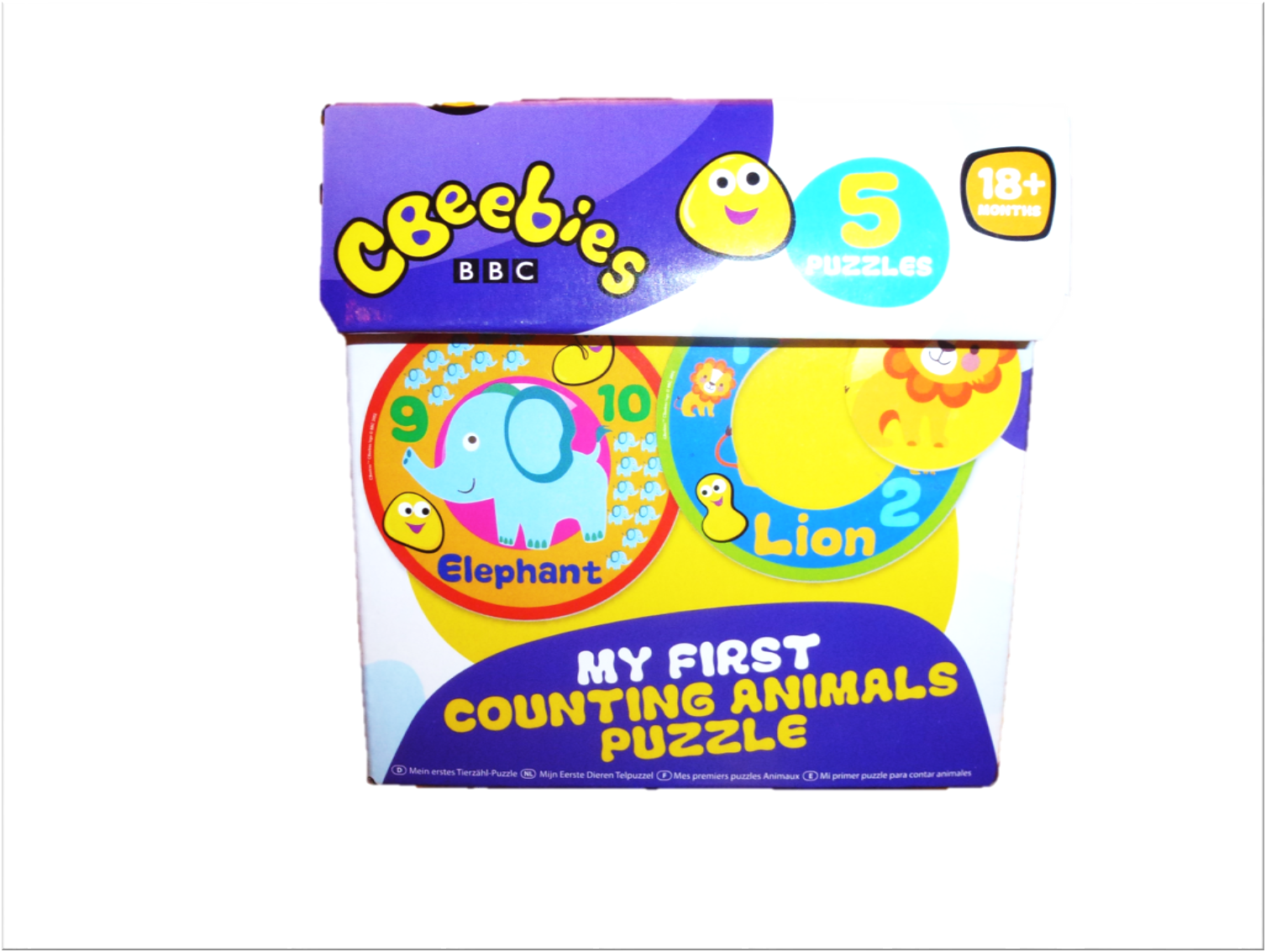 Cbeebies Puzzles: My First Counting Animal or My First Alphabet Puzzle ...