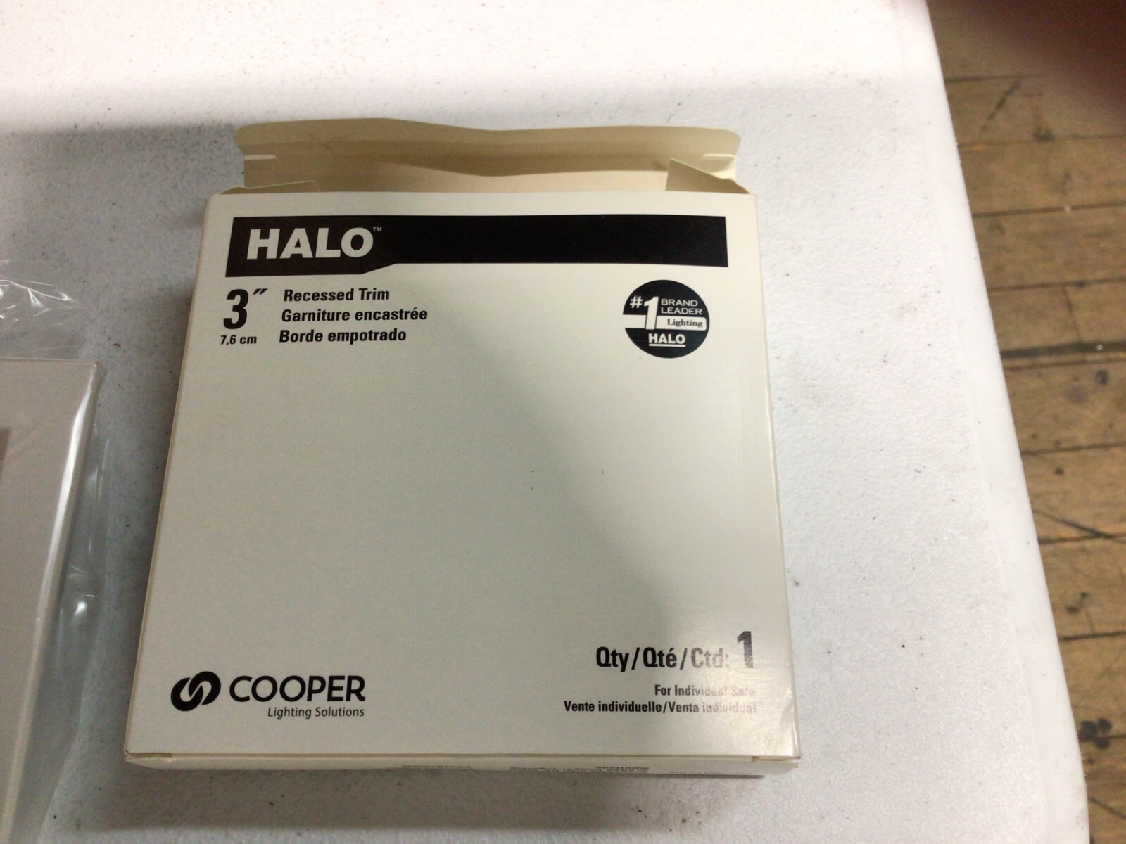 Halo TLS3R2GMW 3" Square Conical Reflector, Matte White | eBay
