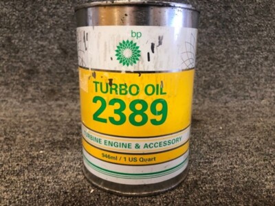 BP TURBO OIL 2389 TURBINE ENGINE & ACCESSORY 946ml / 1 US QUART | eBay