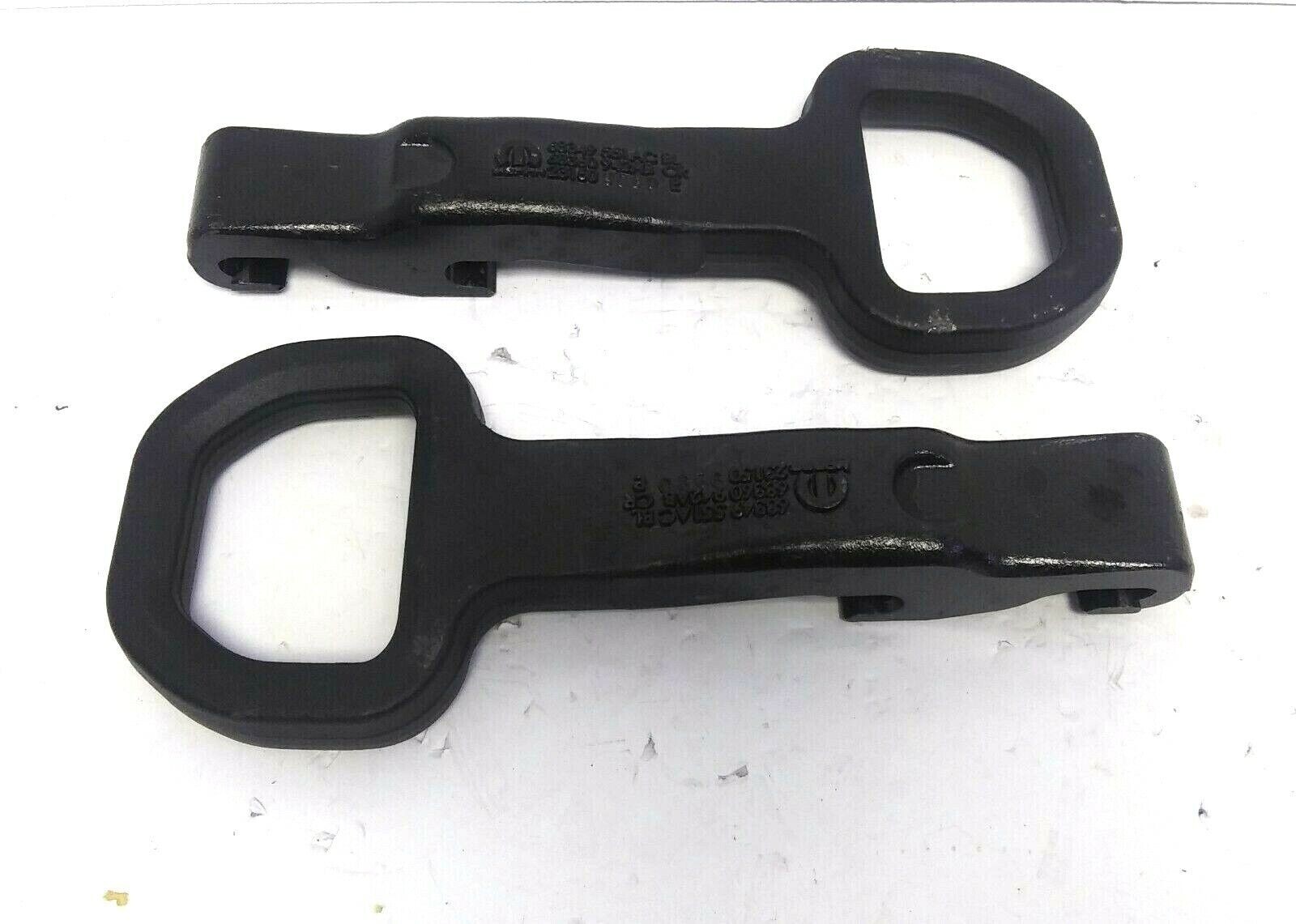 2019-2024 Dodge RAM 2500 3500 Tow Hook Left & Right BLACK SET OEM ...
