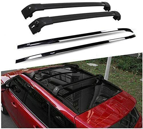4Pcs Roof Rack Rail Cross Bar Crossbars Fits for LR Range Rover Evoque ...