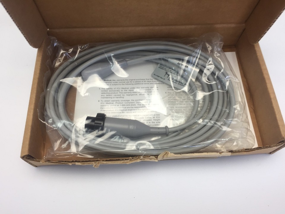 ICU Medical 42661-05 Transpac IV Reusable Pressure Transducer Cable ...