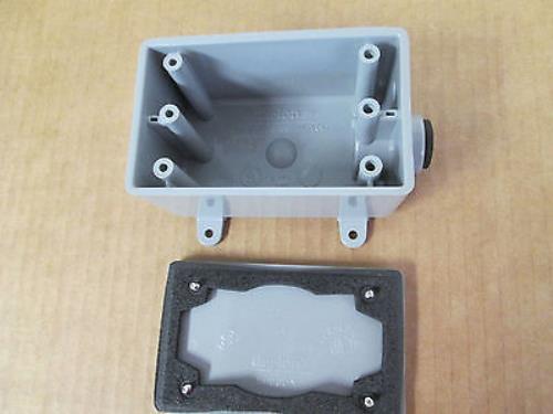 Carlon E980DFN 1/2" Non-Metallic Weatherproof 18" FS Box w/E980CX Cover ...